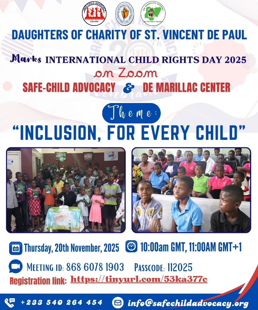 Safe-Child Advocacy Webinar Invitation: Inclusion for every child